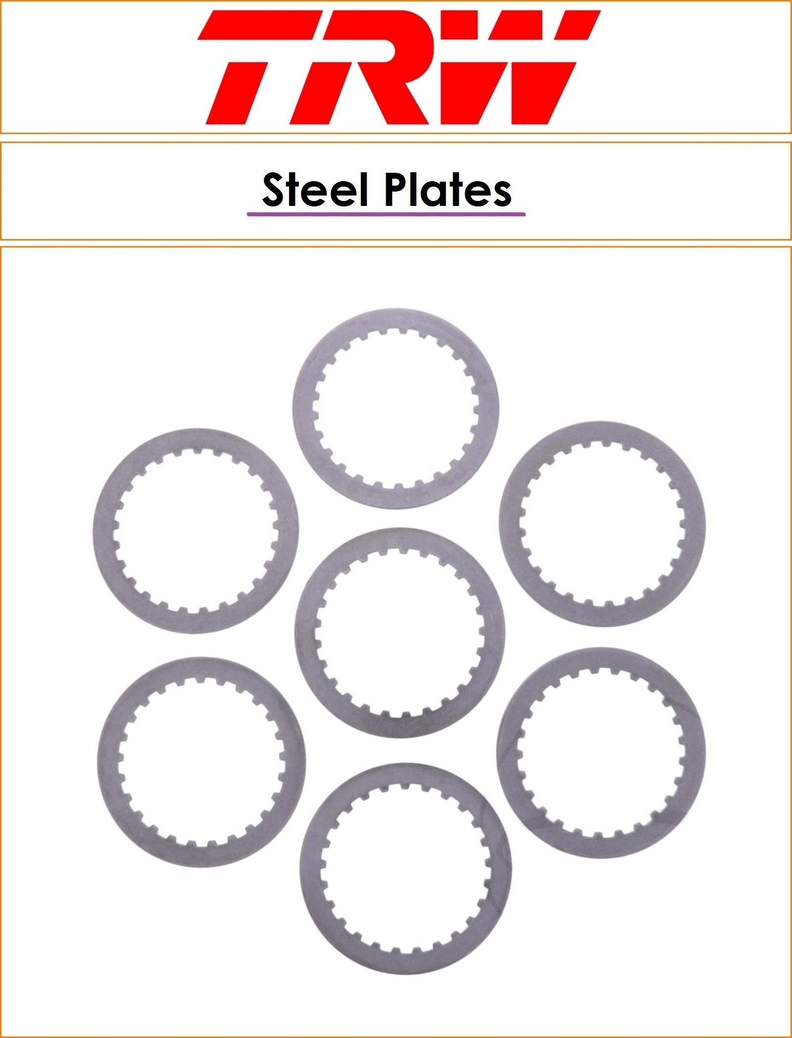 TRW Clutch Steel Plates [MES417-7] | WizBiz