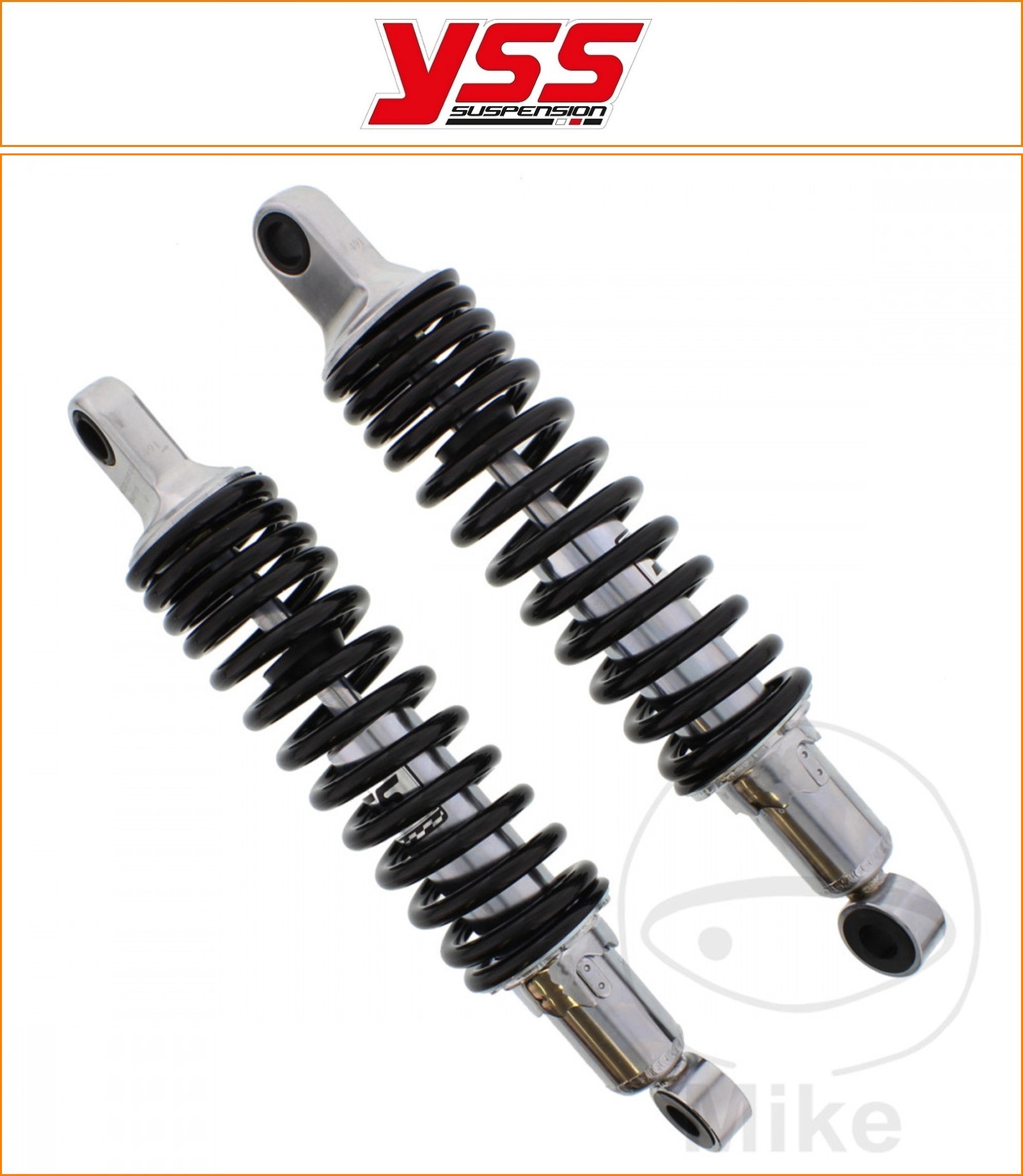 YSS 320 mm Standard Rear Twin Double Tube Hydraulic Shock | WizBiz