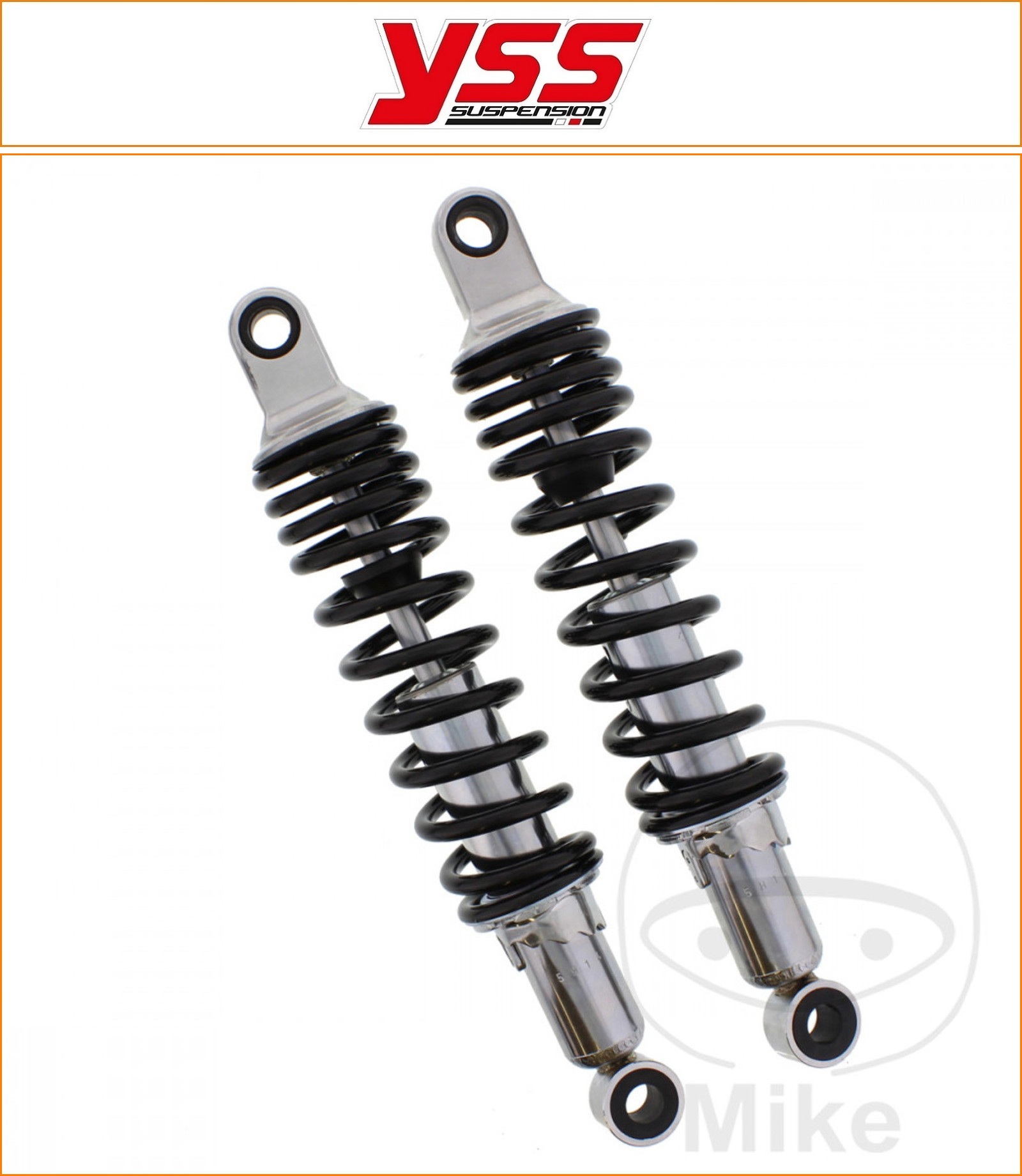 YSS 330 mm 10 mm Lower Rear Twin Double Tube Hydraulic Shock | WizBiz