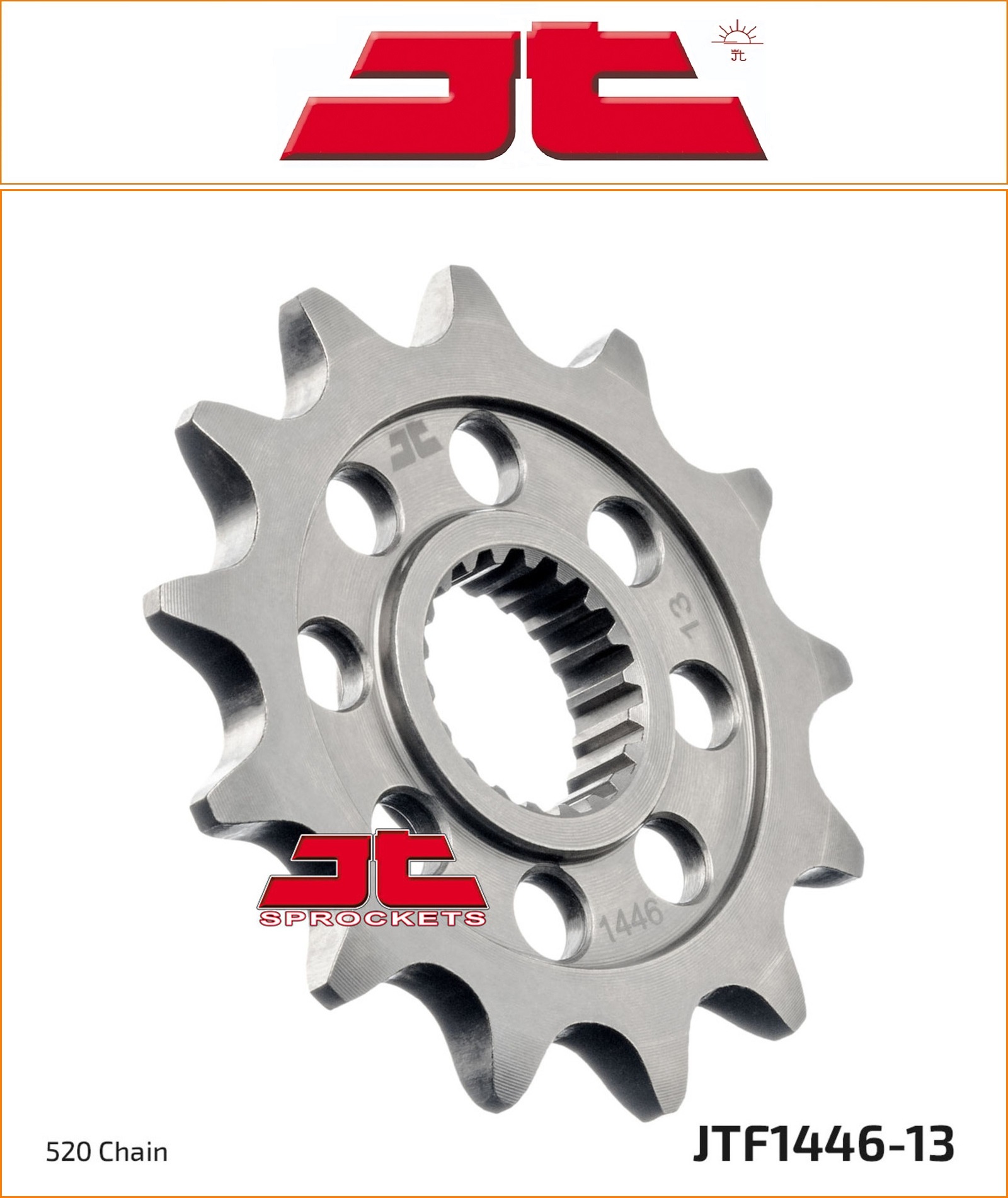 Chain and Sprocket Kit With a RK XRE 520 Pitch 114 Link Steel Chain ...