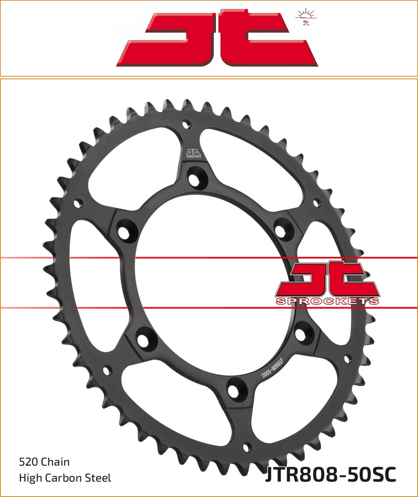 Chain and Sprocket Kit With a RK XRE 520 Pitch 114 Link Steel Chain ...